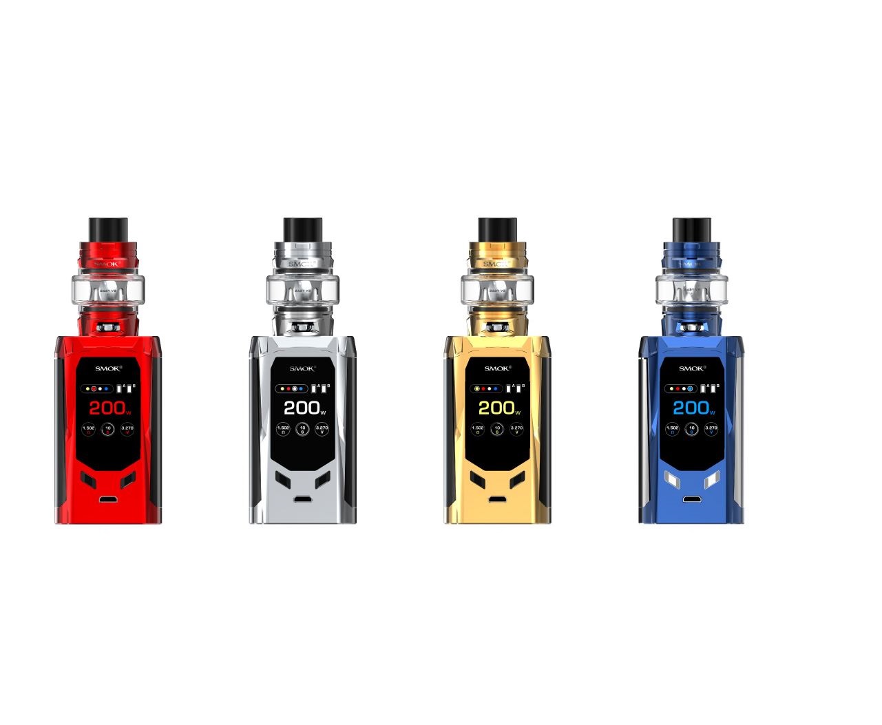 Smoktech R-Kiss 200 Watt Starterset mit TFV 8 Baby V2 Steamax ...
