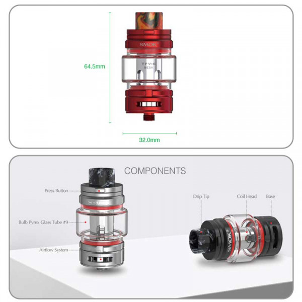 Smok TFV16-Tank 9ml SUB OHM Verdampfer | Smoktech | Verdampfer ...
